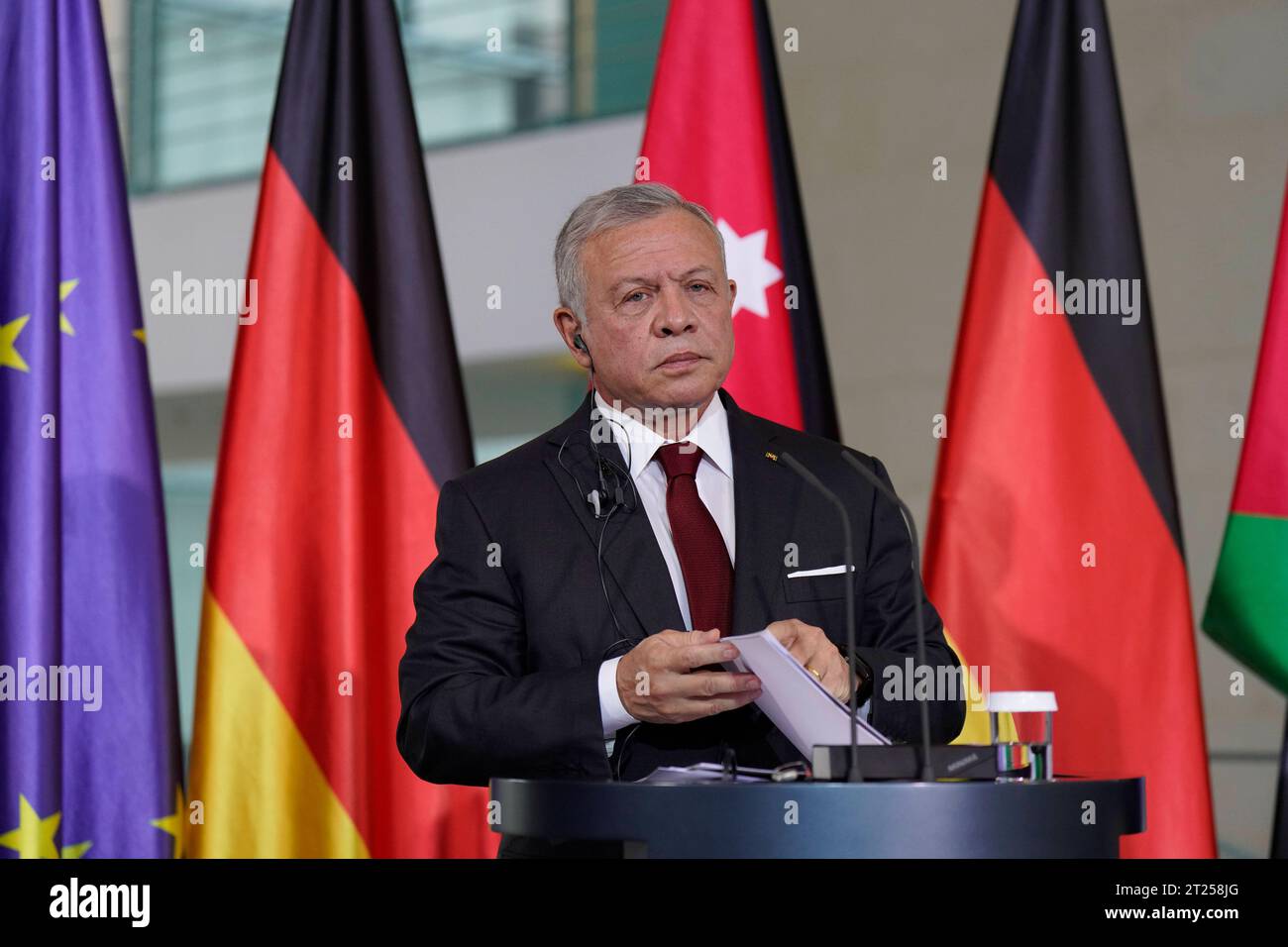 König Abdullah II. Ibn Al-Hussein Bundeskanzler Olaf Scholz SPD ...