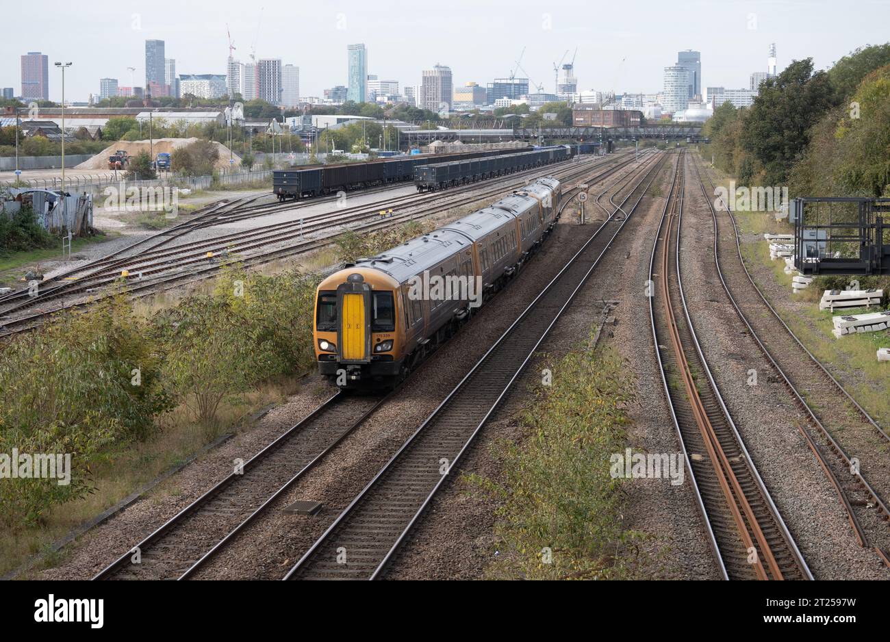 West Midlands Railway class 172 diesel train at Small Heath, Birmingham ...