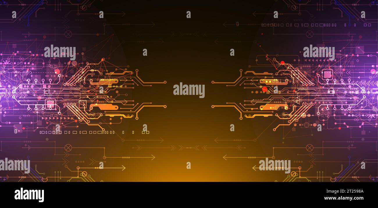 Abstract technology circuit board. Communication concept. Vector Stock ...