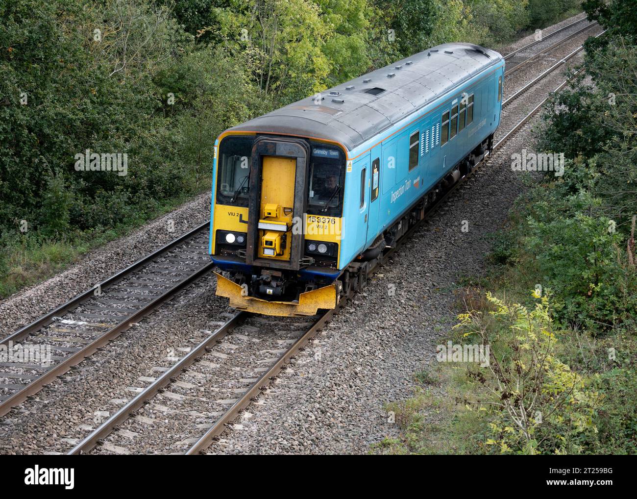 Class 153 visual inspection unit train, Warwickshire, UK Stock Photo ...