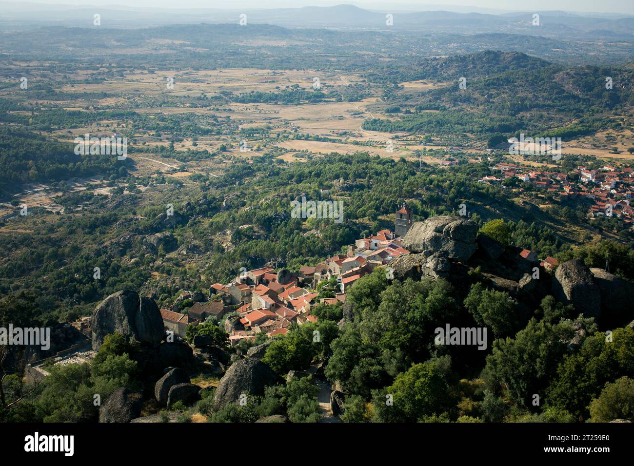 The valley of a medieval village in Monsanto, Portugal Stock Photo - Alamy