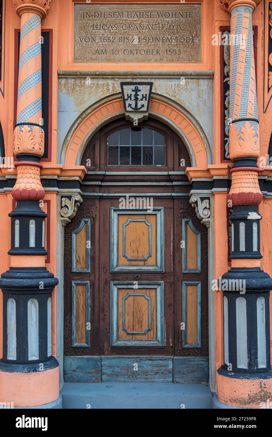 Where Lucas Cranach the Elder once lived, in the Cranach House, a ...