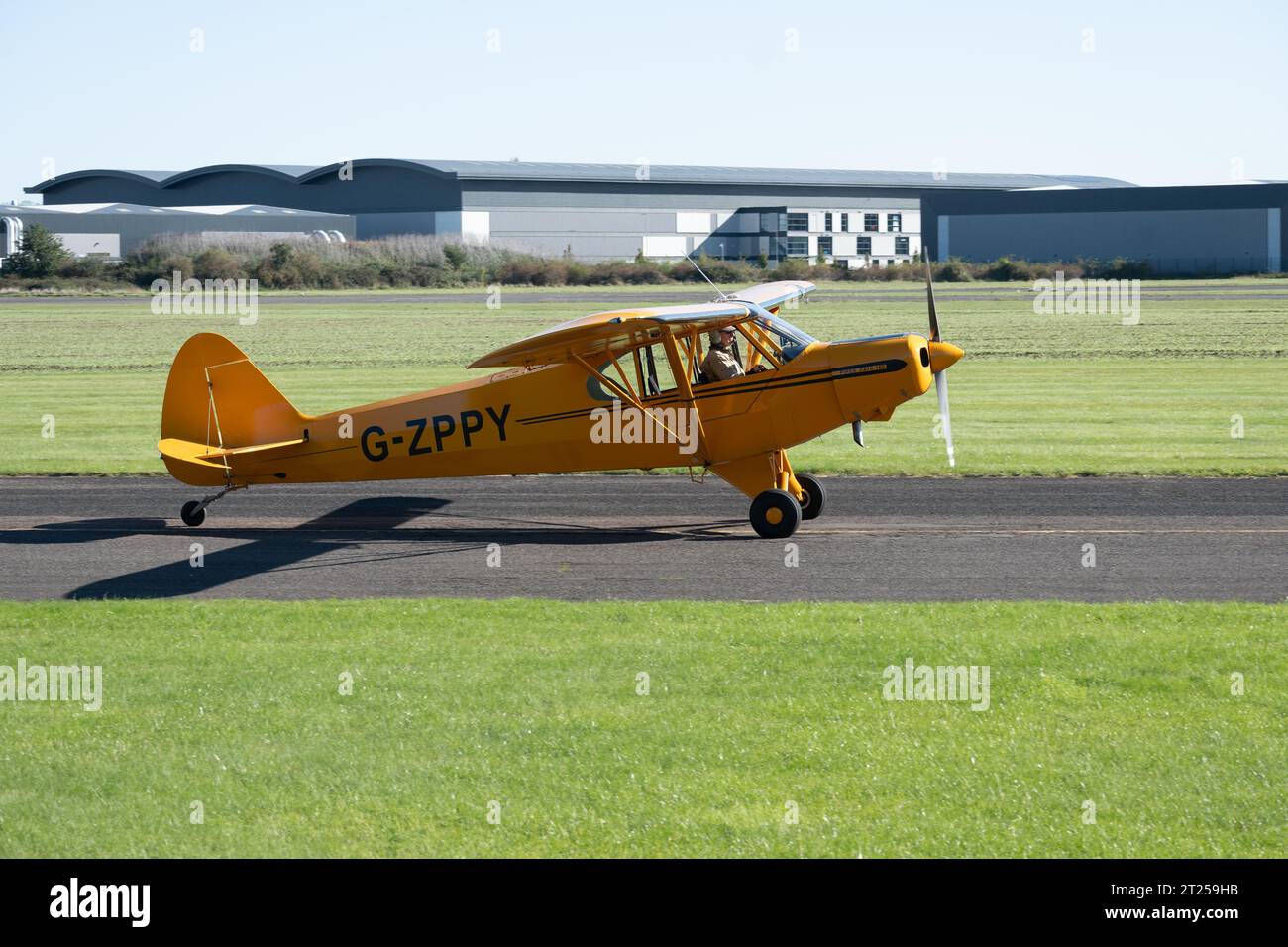 Piper L-18C Super Cub at Wellesbourne Airfield, Warwickshire, UK (G ...