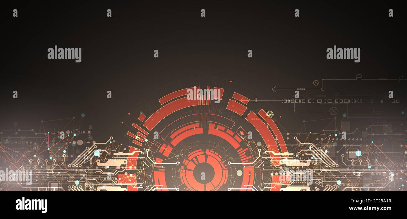 Abstract technology circuit board. Communication concept. Vector Stock ...