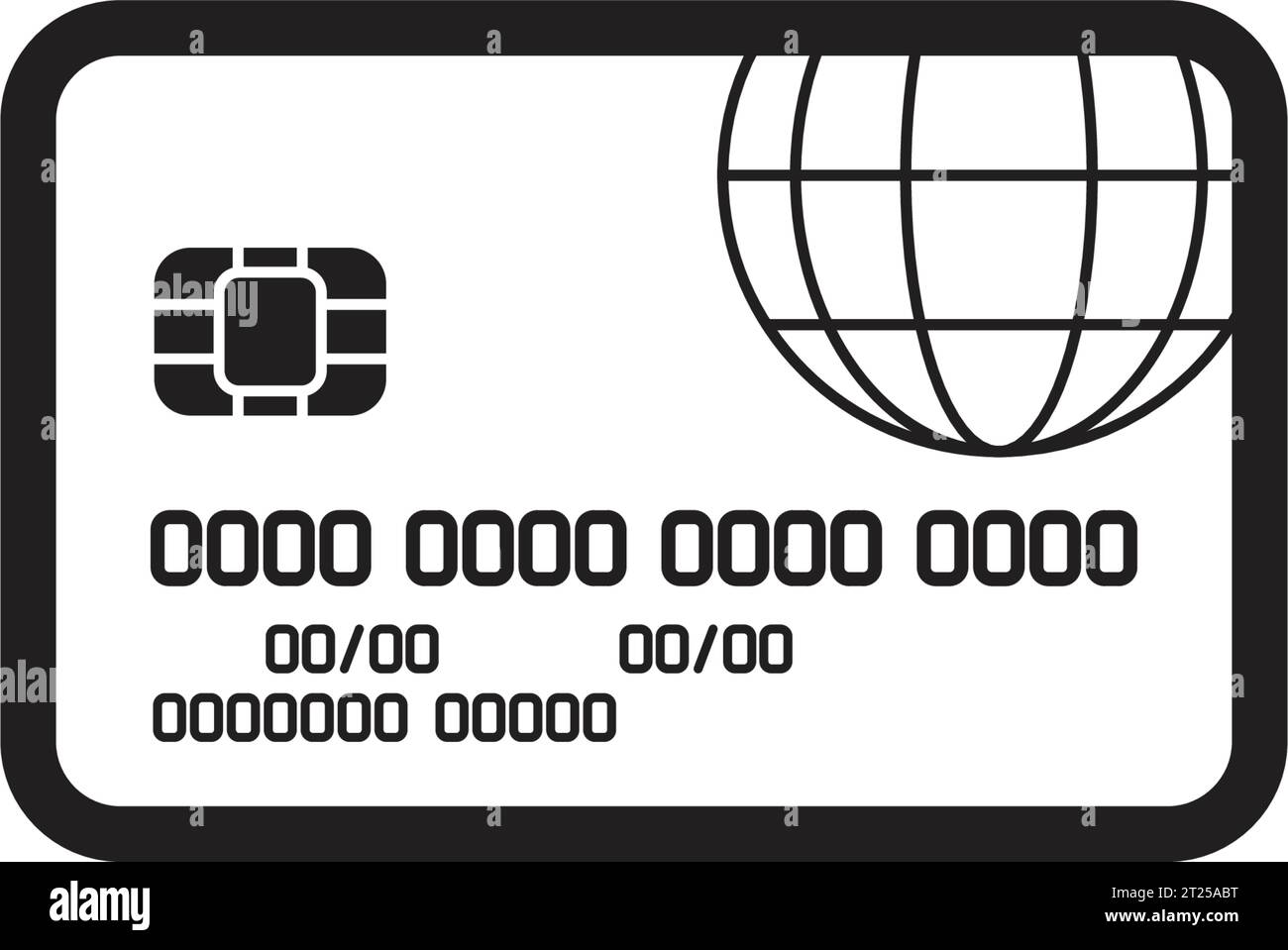 Credit card number Stock Vector Images - Alamy