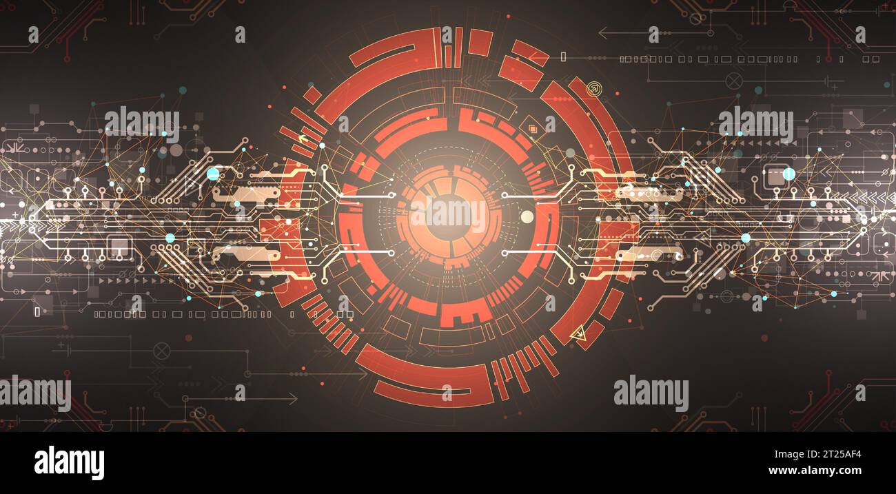 Abstract technology circuit board. Communication concept. Vector Stock ...