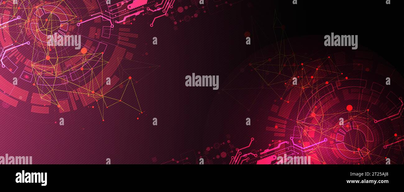 Abstract technology circuit board. Communication concept. Vector Stock ...
