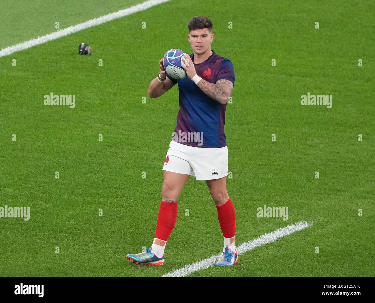 Matthieu Jalibert of France during the World Cup 2023, Quarter-final ...