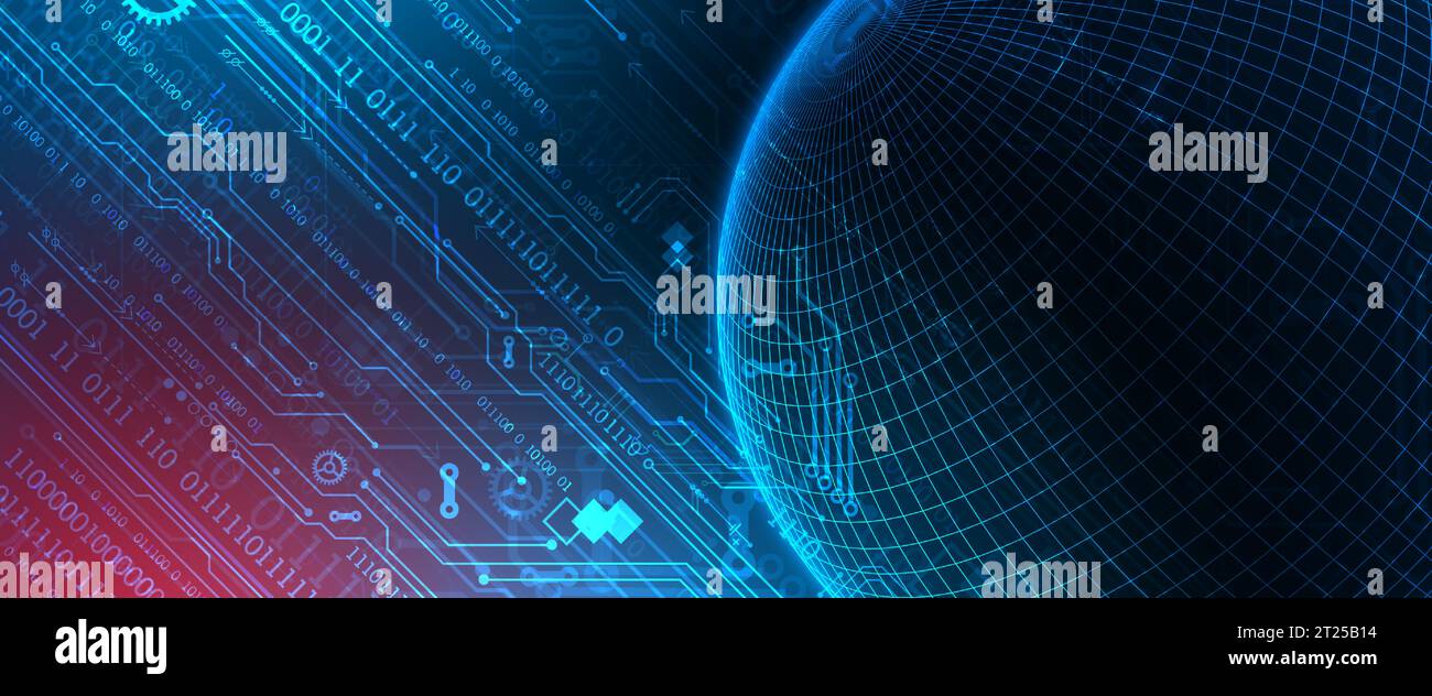 Sphere theme vector illustration. Digital technology background Stock ...