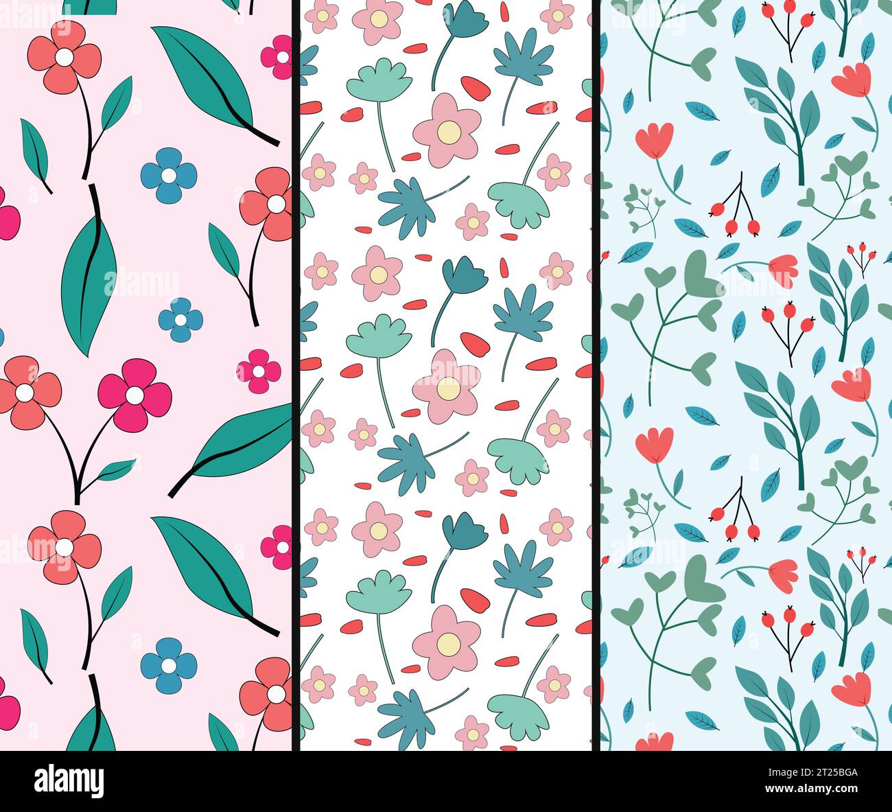 flower pattern vector design. pattern background design Stock Vector ...