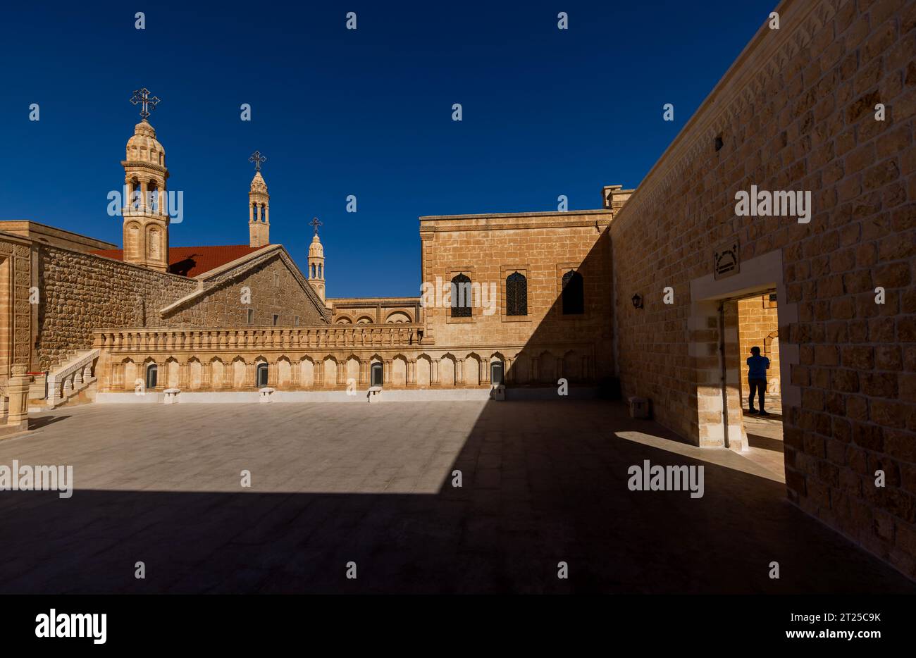 Architectural details of Mor Gabriel Deyrulumur Monastry. It is the ...