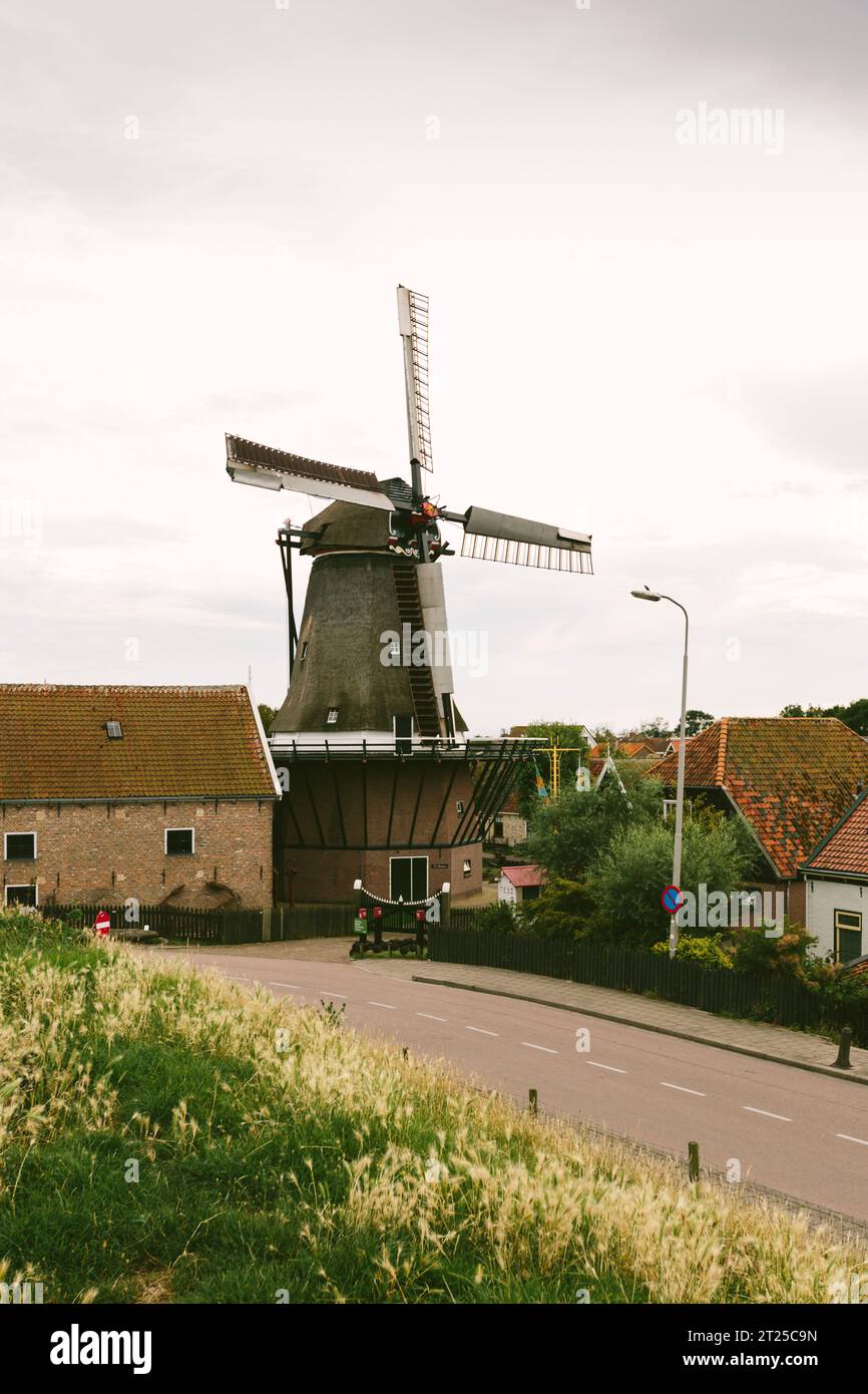 Dutch landscape in picturesque Texel, Netherlands Stock Photo - Alamy