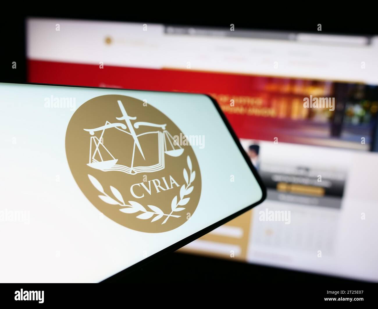 Logo european court justice european hi-res stock photography and ...