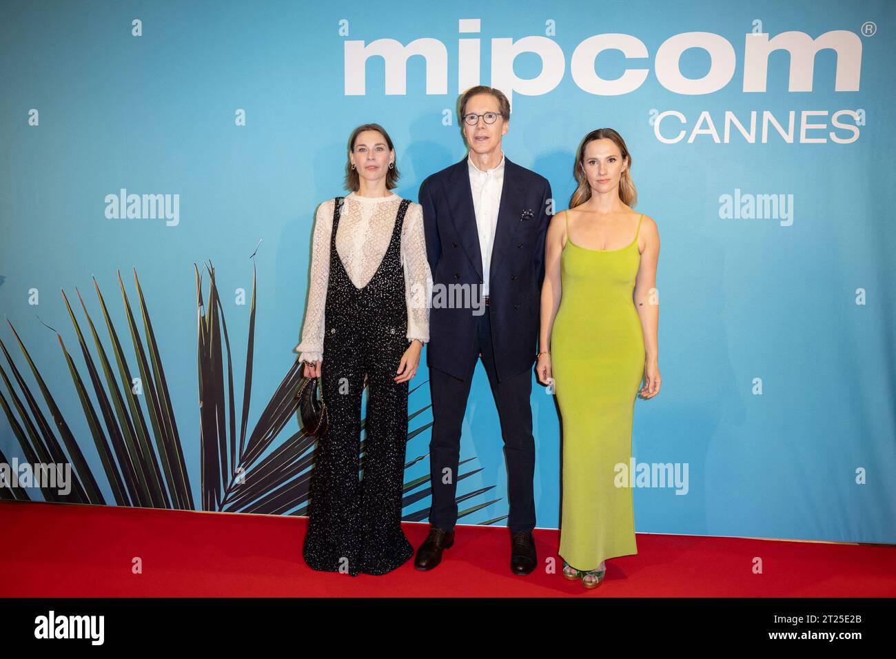 Cannes, France. 16th Oct, 2023. Christiane Paul, Frank Doelger, Ruth ...