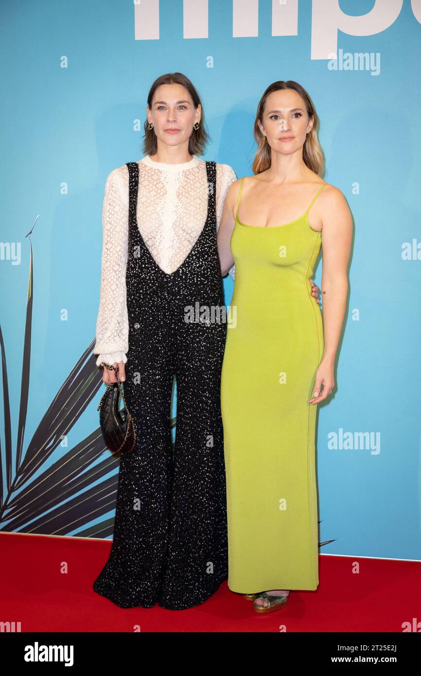 Cannes, France. 16th Oct, 2023. Christiane Paul, Ruth Bradley attend ...