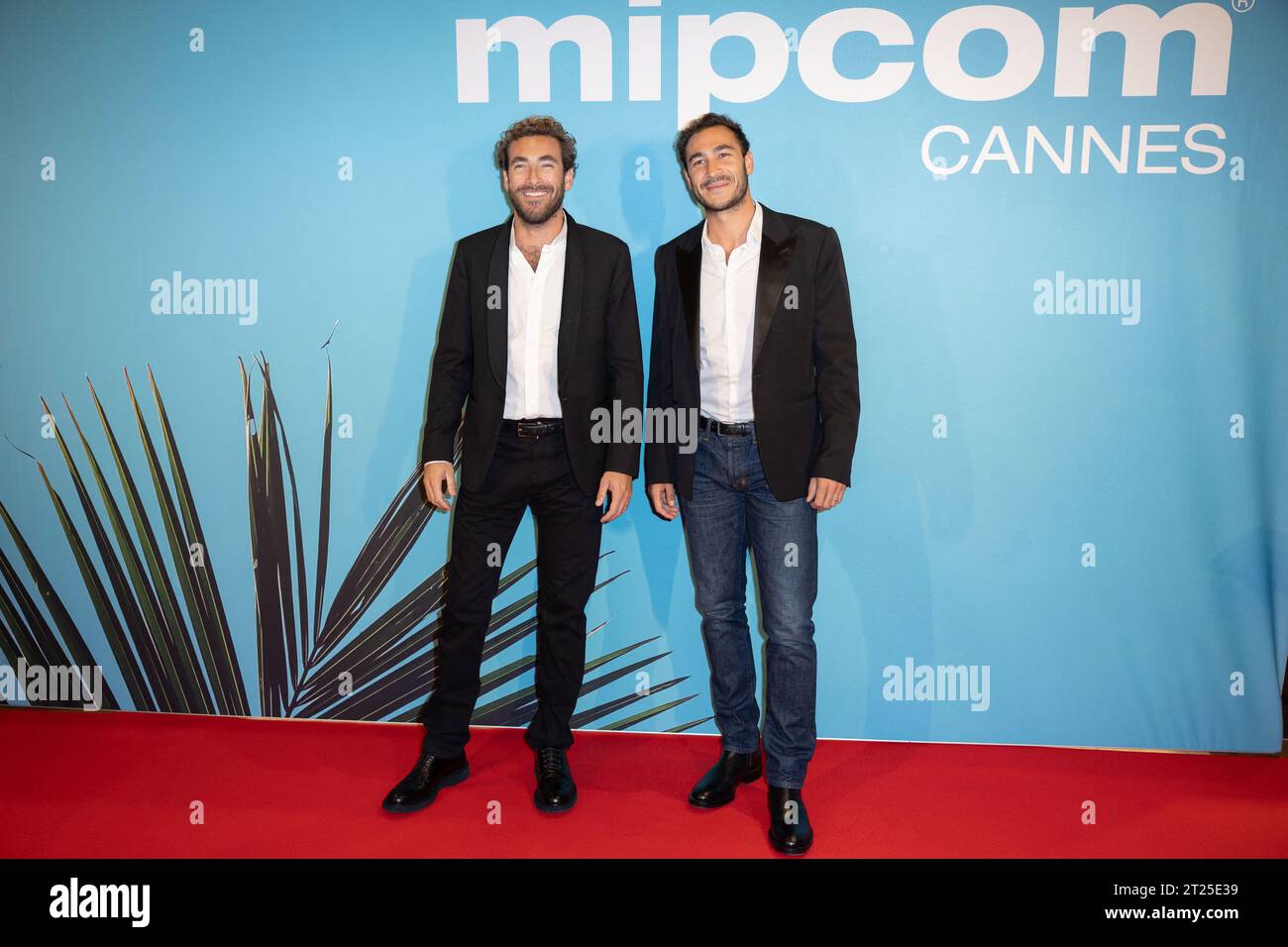 Cannes, France. 16th Oct, 2023. Martin Kretz, Valentin Kretz attend the ...