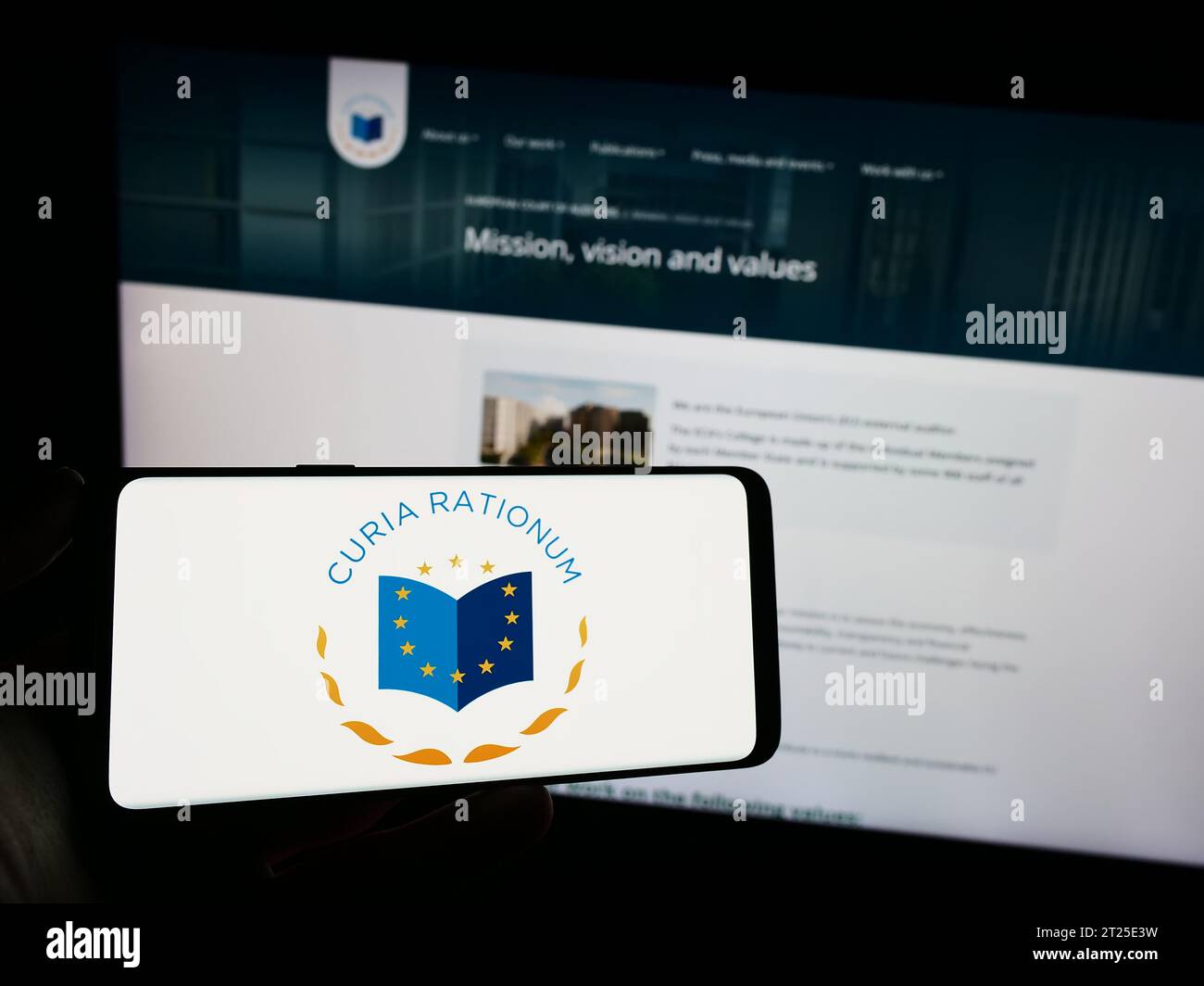 European court of auditors logo hi-res stock photography and images - Alamy