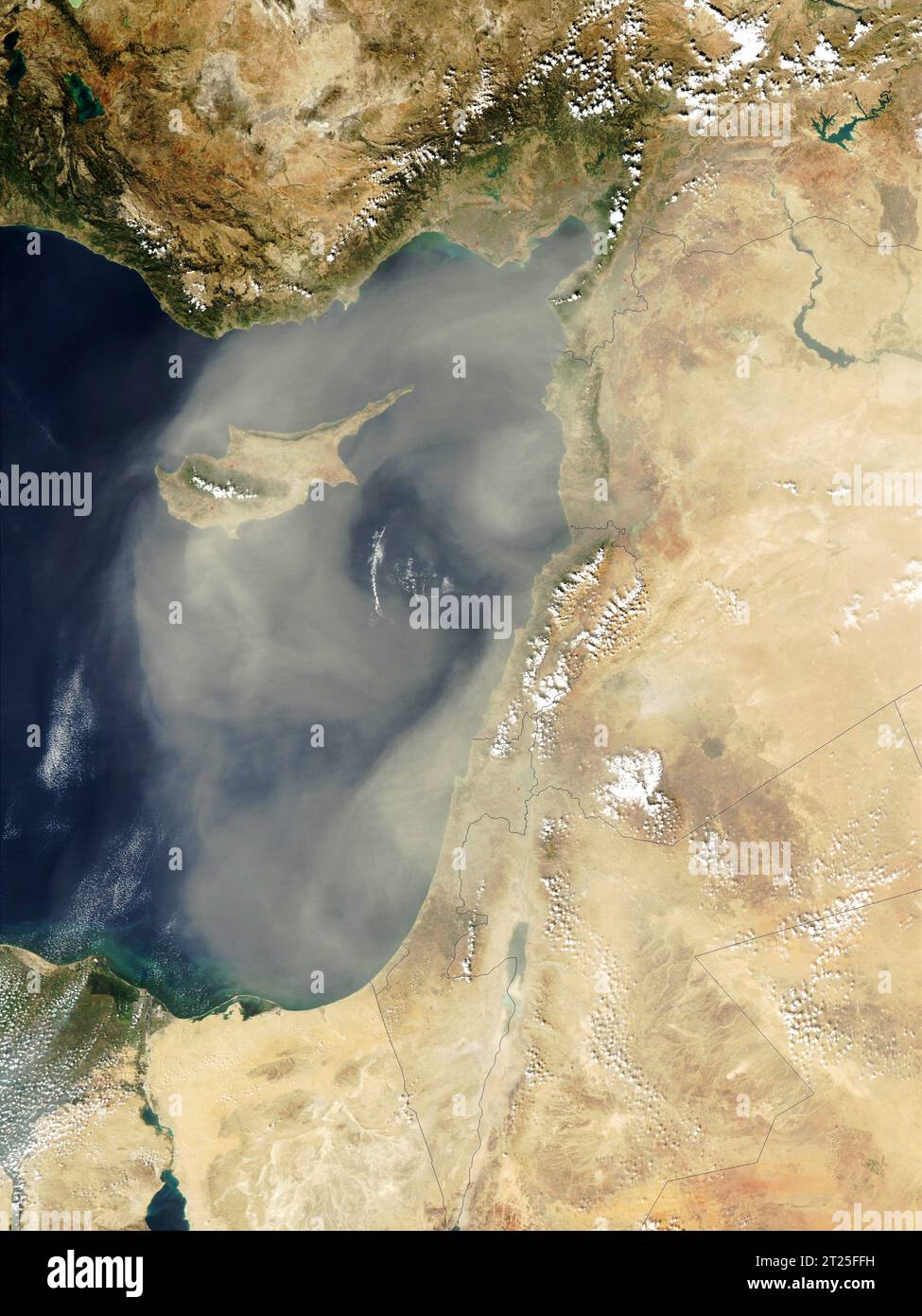 Ocean, satellite and aerial of nature on map for terrain climate ...