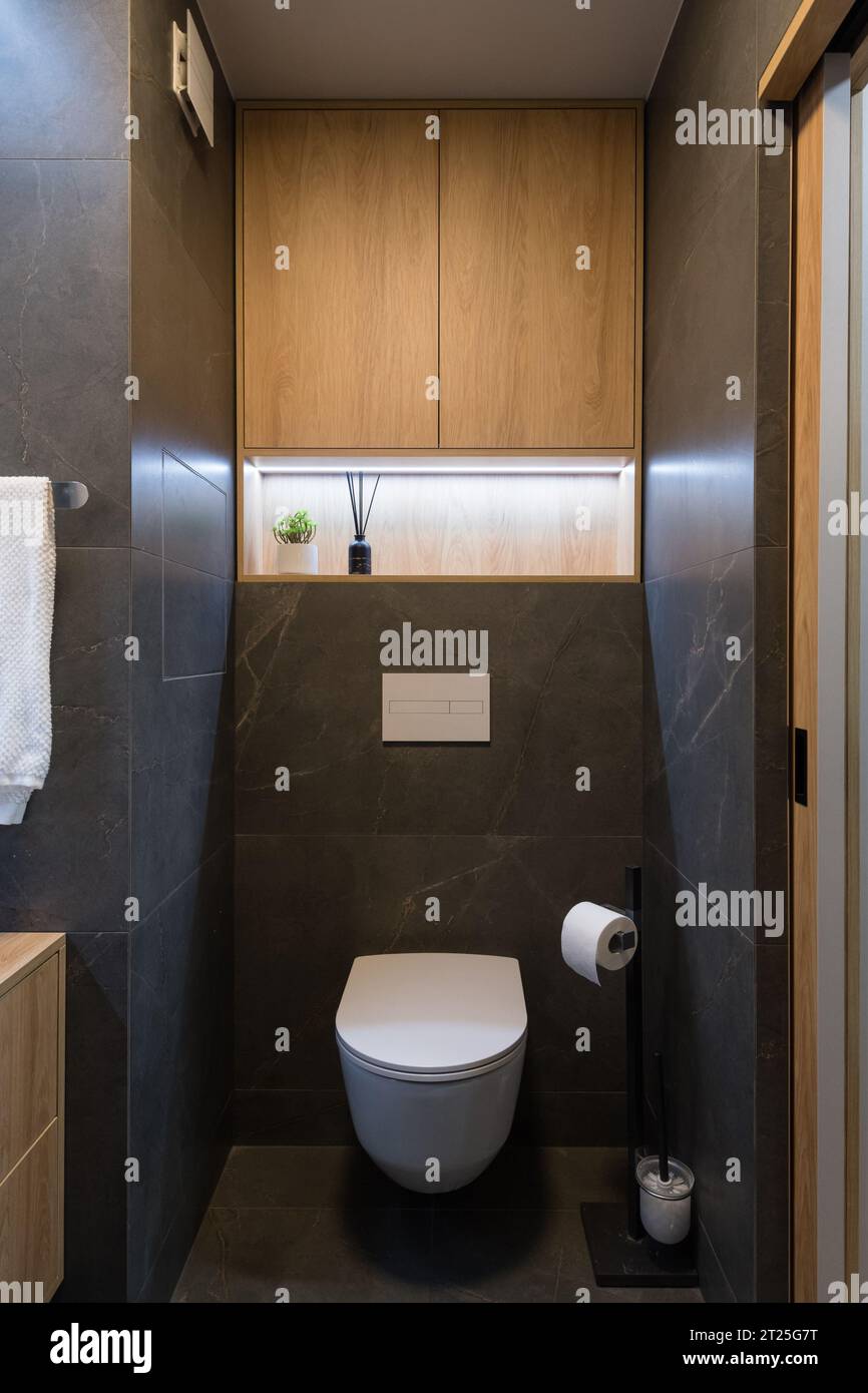 Restroom flat design hi-res stock photography and images - Alamy