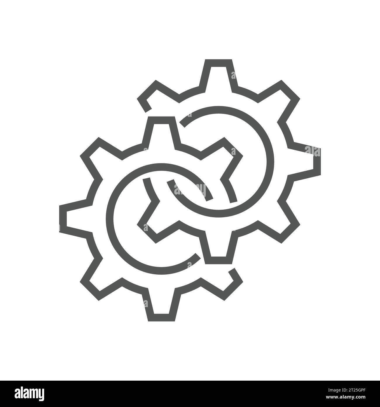 Gears cogwheels engine processing hi-res stock photography and images ...