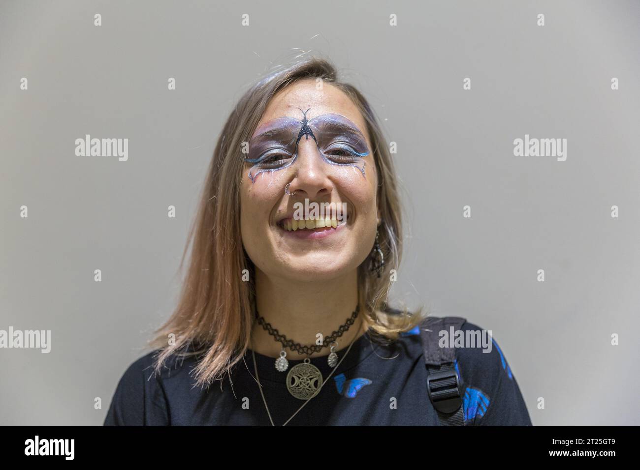 Trendy make up style Stock Photo - Alamy