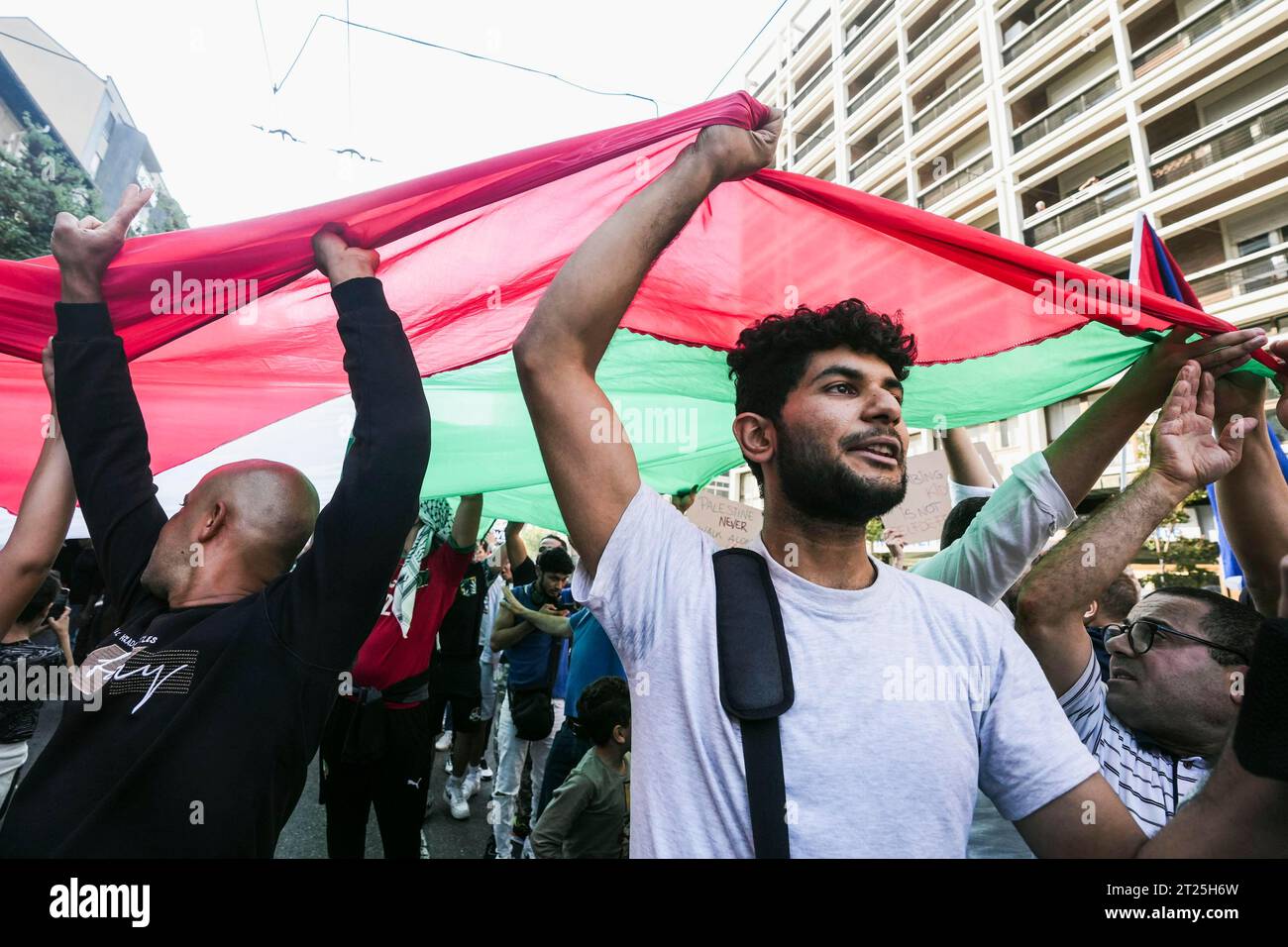 Italy, Milan, October 14, 2023 : Demonstration in solidarity with the ...