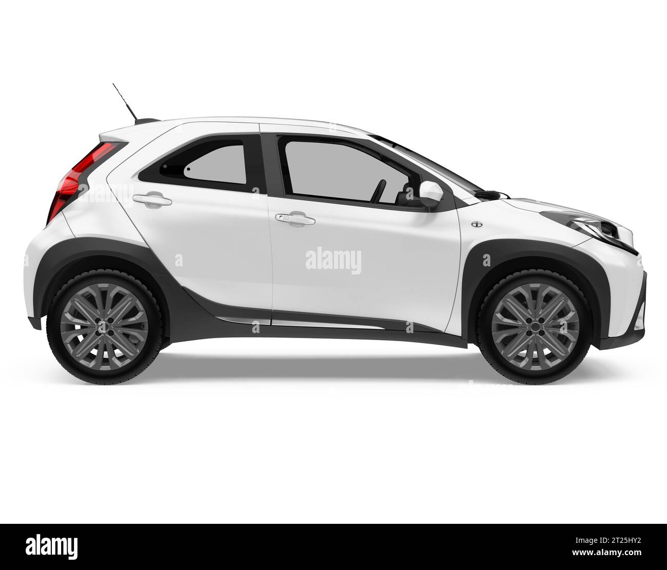 White hatchback car hi-res stock photography and images - Alamy