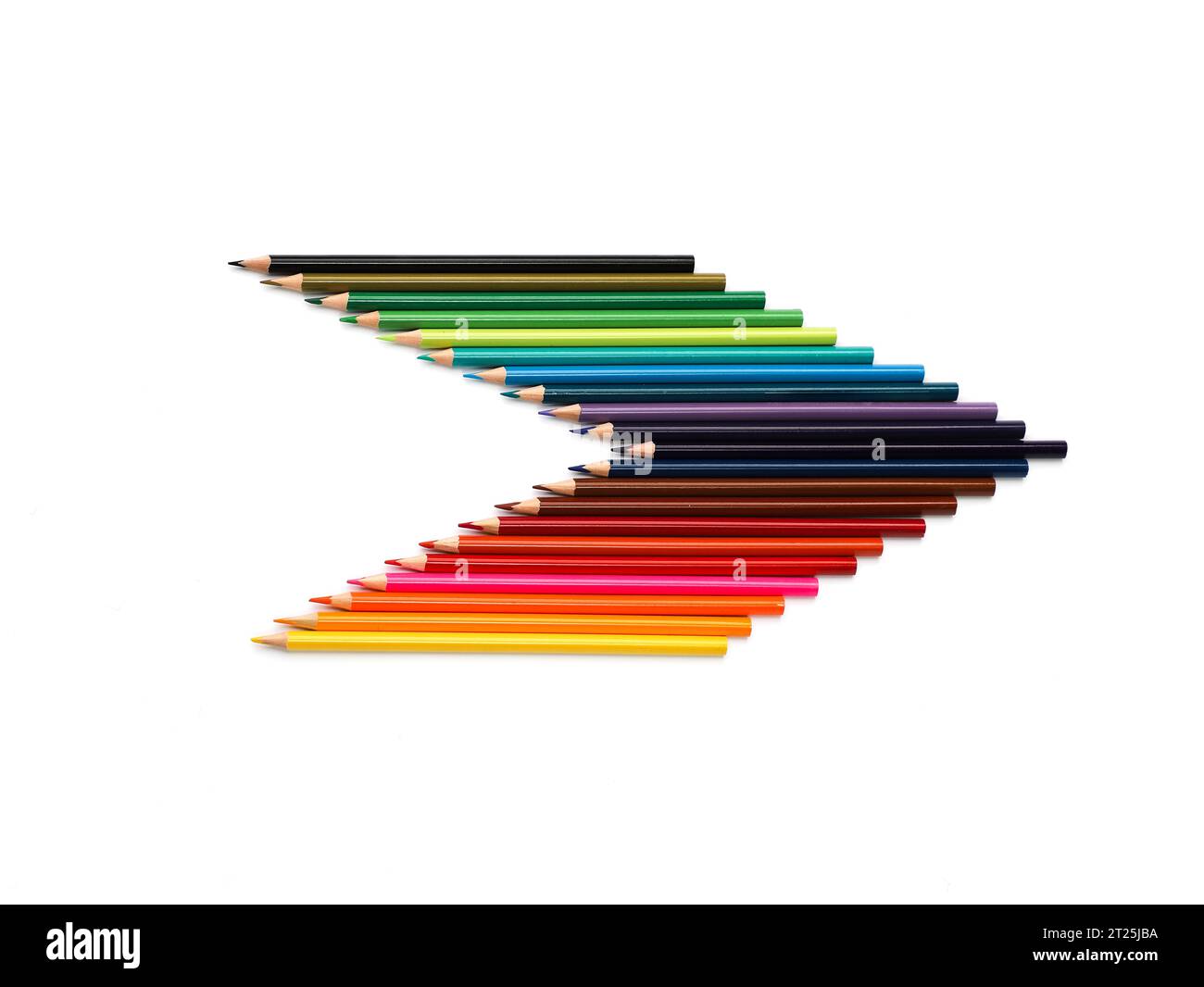 Children colored pencils drawing Cut Out Stock Images & Pictures - Alamy