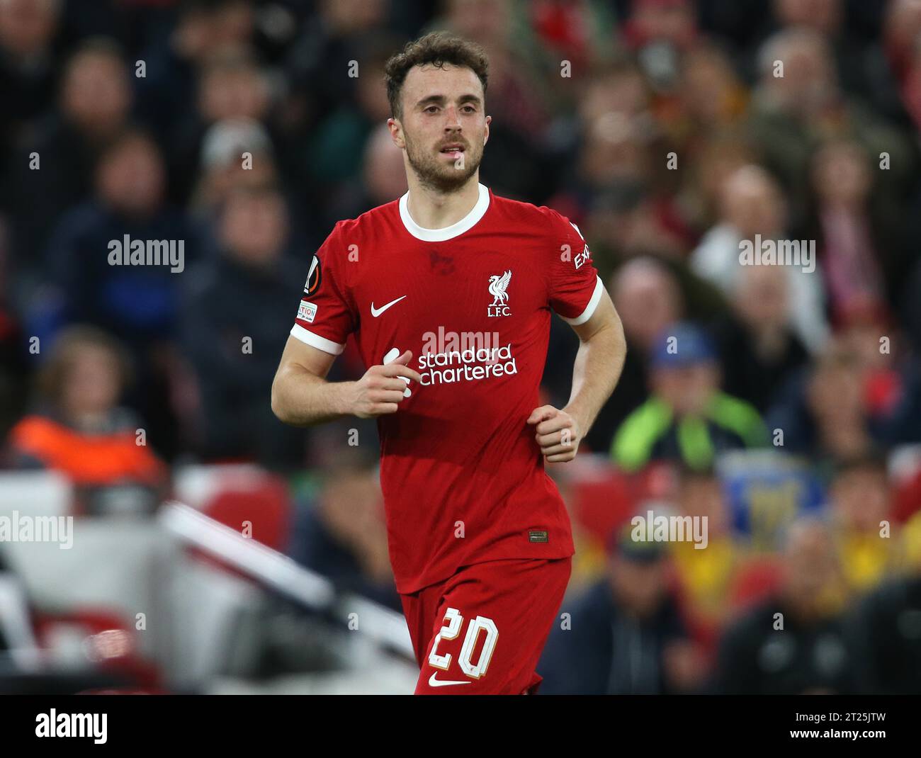 Diogo Jota of Liverpool. - Liverpool v Union Saint-Gilloise, UEFA ...