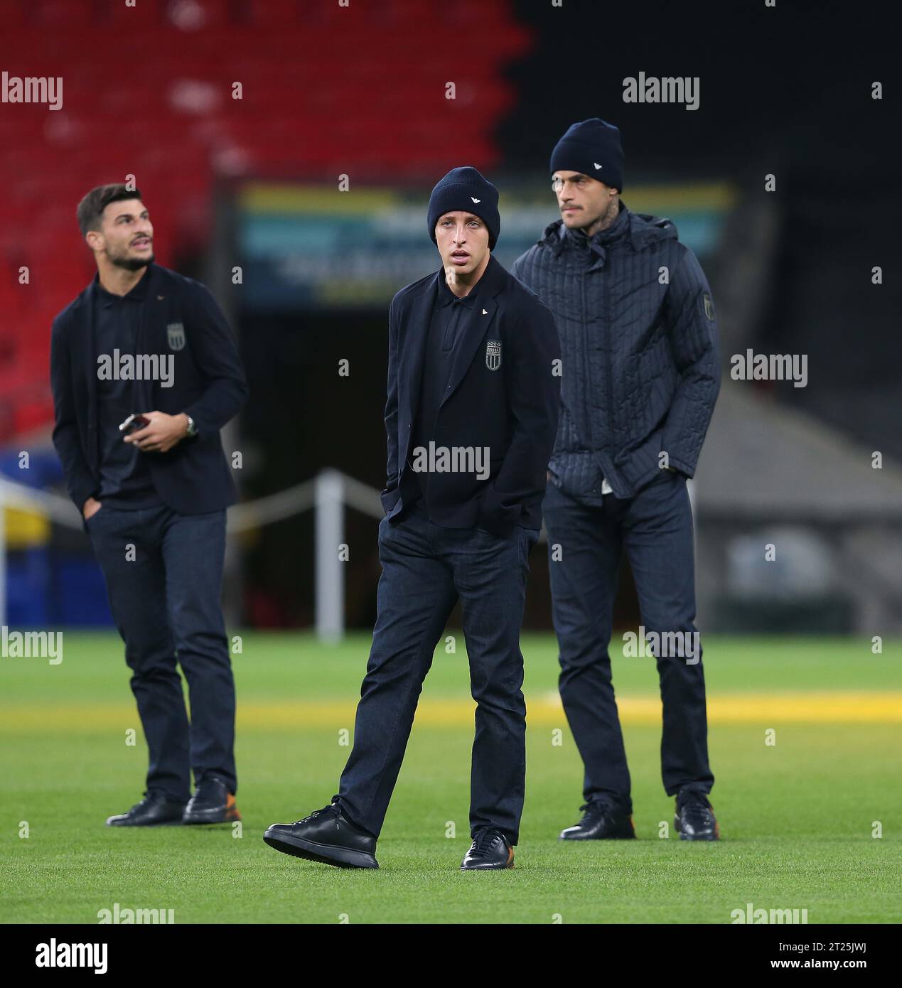 Davide Frattesi of Italy & Inter Milan on a pitch walk around. - Italy ...