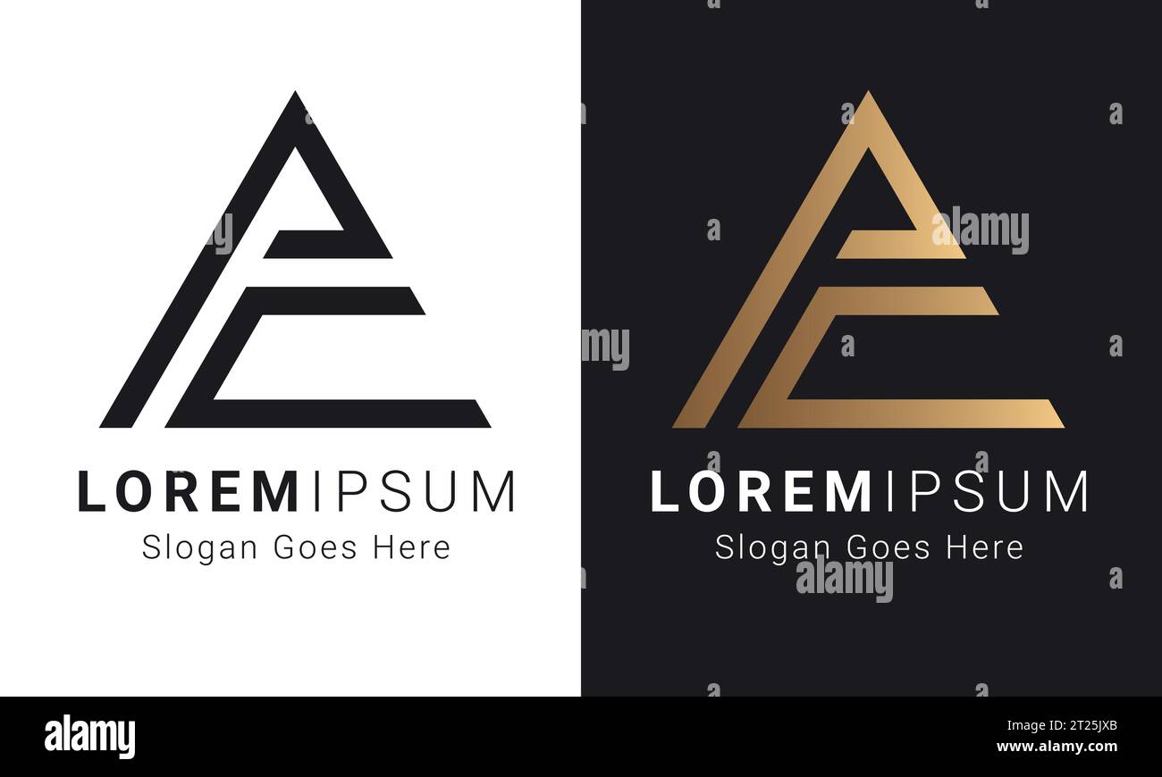 Luxury Initial PC or CP Monogram Text Letter Logo Design Stock Vector Image & Art - Alamy