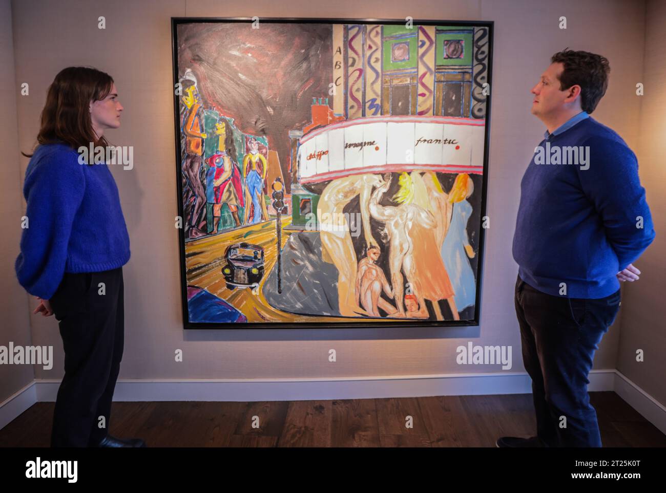 London, UK. 17th Oct, 2023. Fulham Road Cinema Bathers, 1988 The first ...