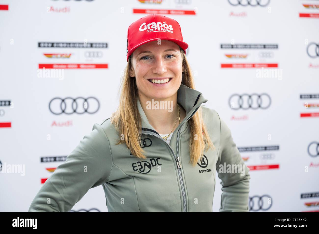 Munich, Germany. 17th Oct, 2023. Lena Dürr at the dressing at the ...