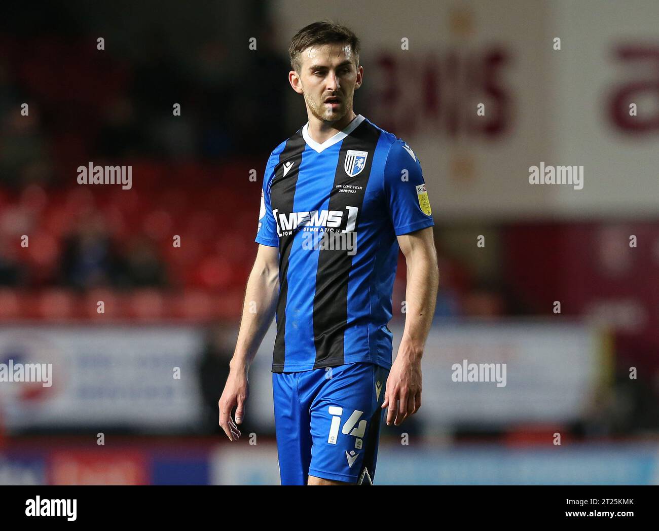 Robbie McKenzie of Gillingham against Charlton Athletic. - Charlton ...