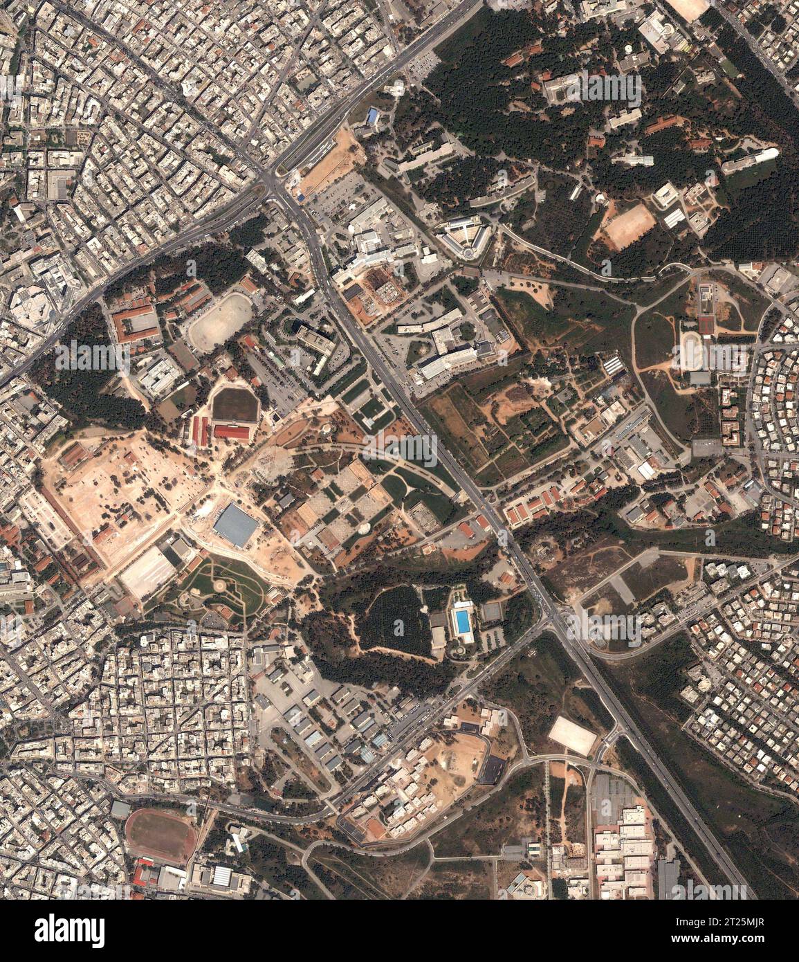 Top view lines town map hi-res stock photography and images - Alamy