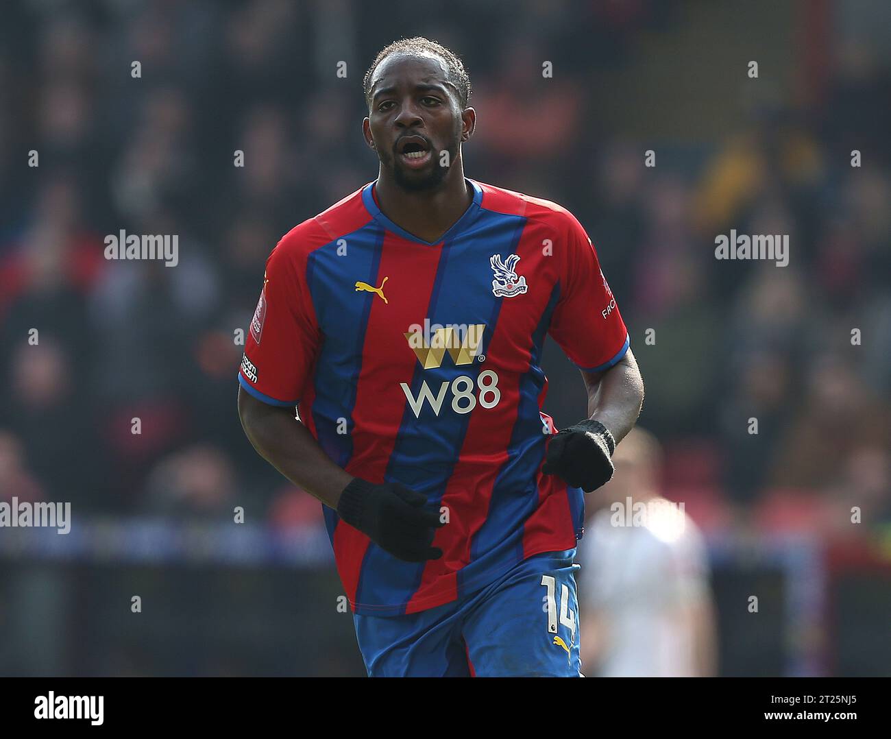 Jean-Philippe Mateta of Crystal Palace against Everton. - Crystal ...