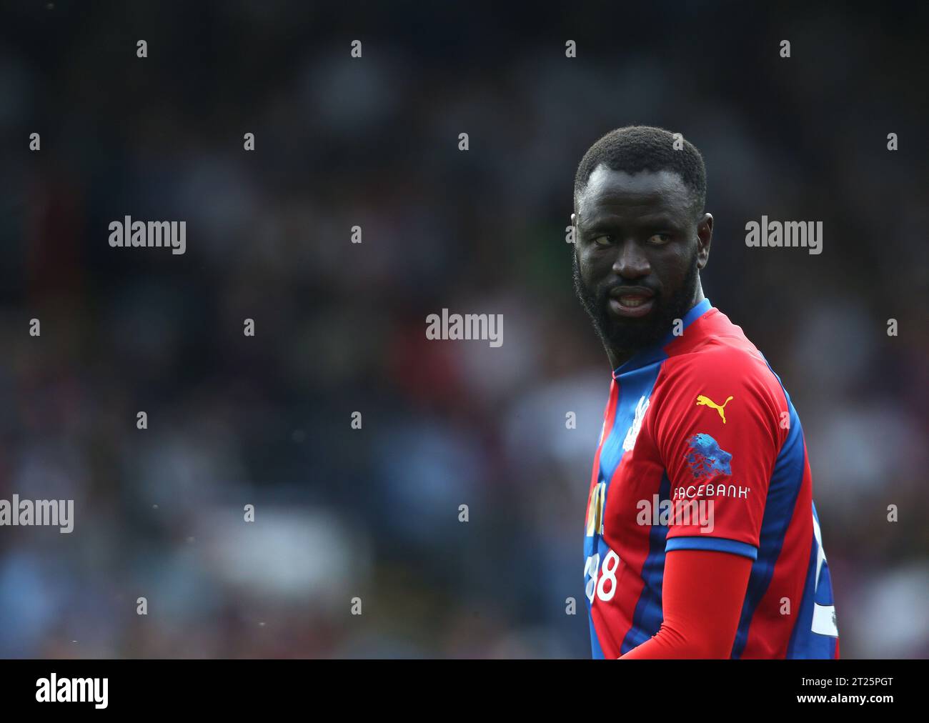Cheikhou Kouyate of Crystal Palace playing against Manchester United ... Cheikhou Kouyate of Crystal Palace playing against Manchester United ...