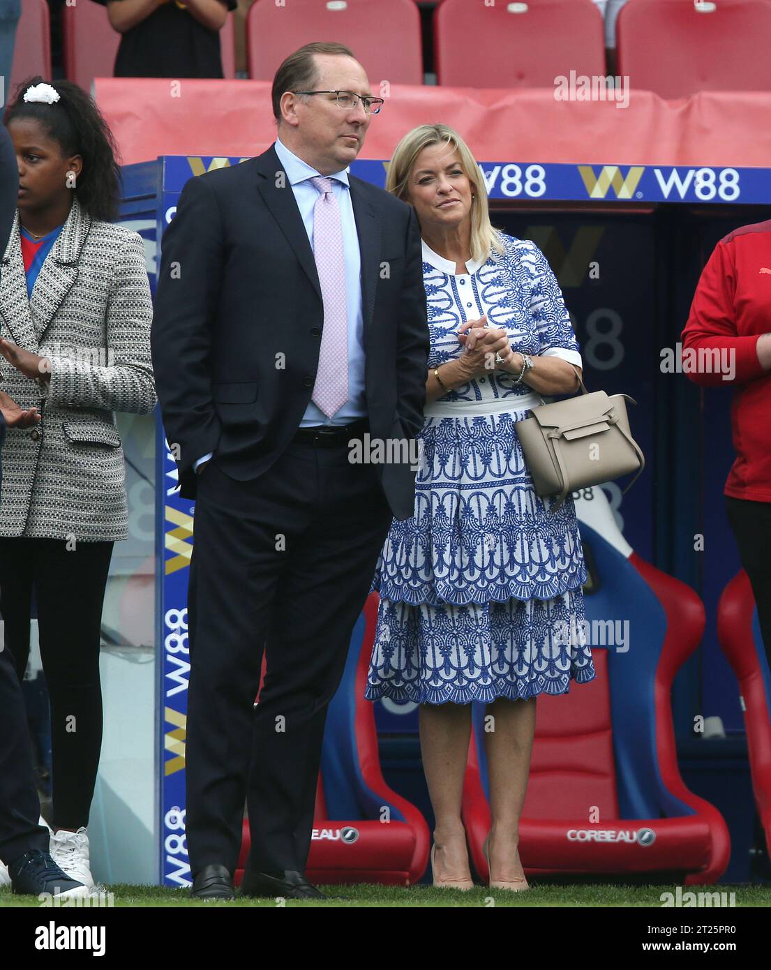 John Textor Co Owner of Crystal Palace and his wife Debbie Textor on ...