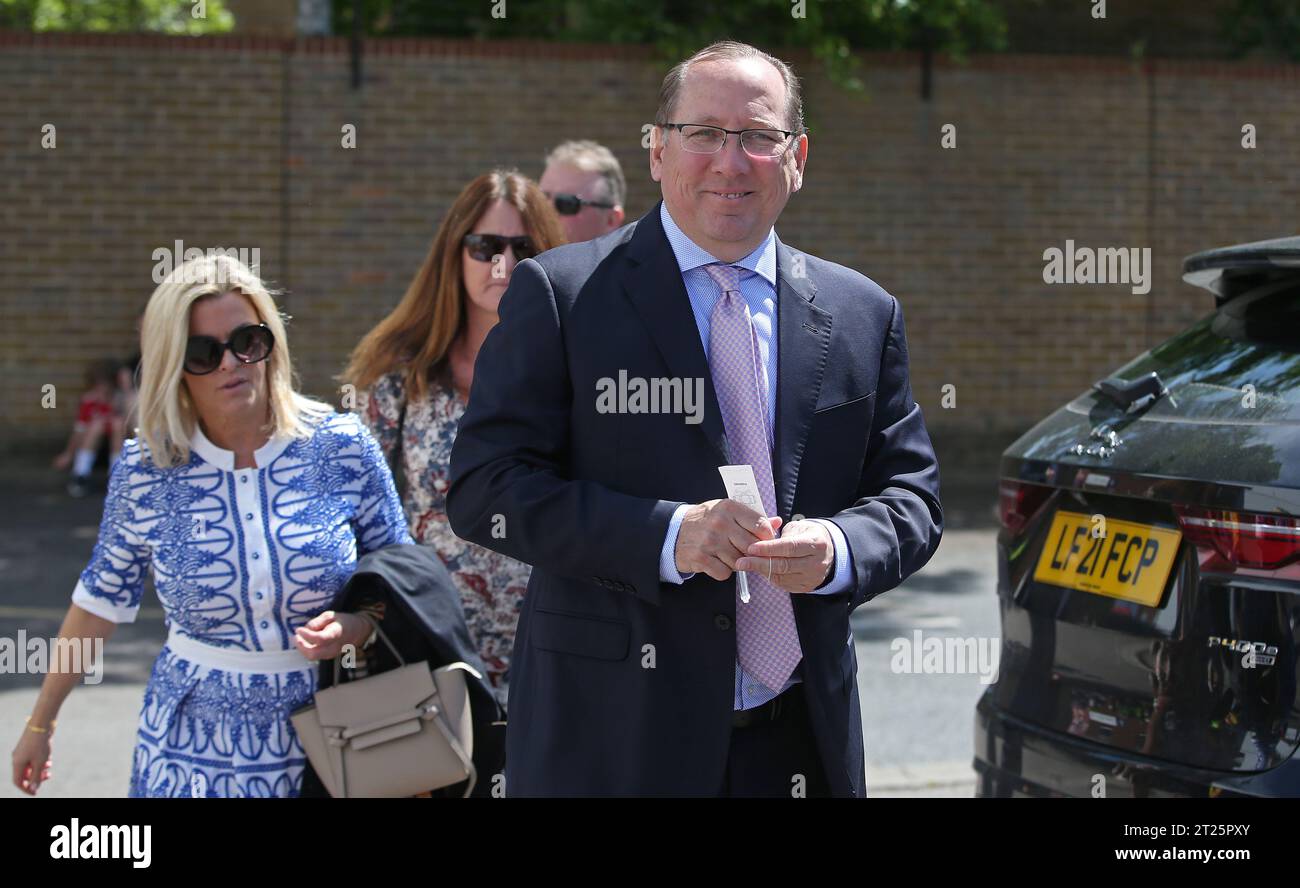 John Textor Co Owner of Crystal Palace arrives at Selhurst Park ahead ...