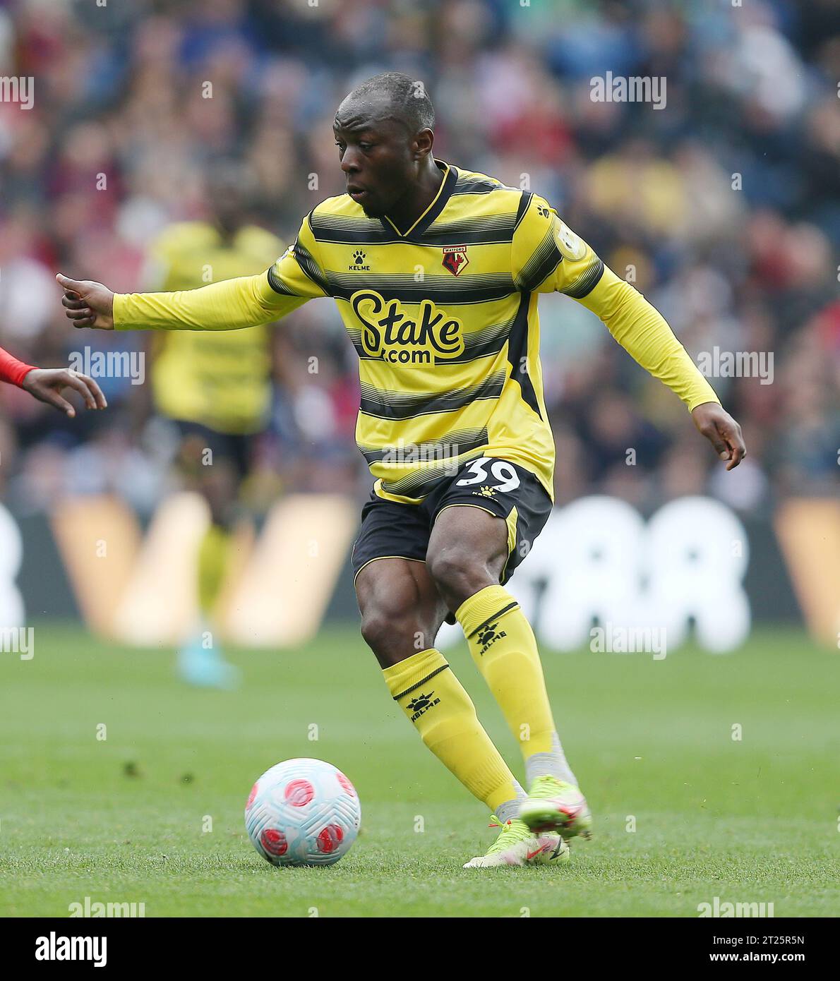 Edo Kayembe of Watford on the ball against Crystal Palace. - Crystal ...
