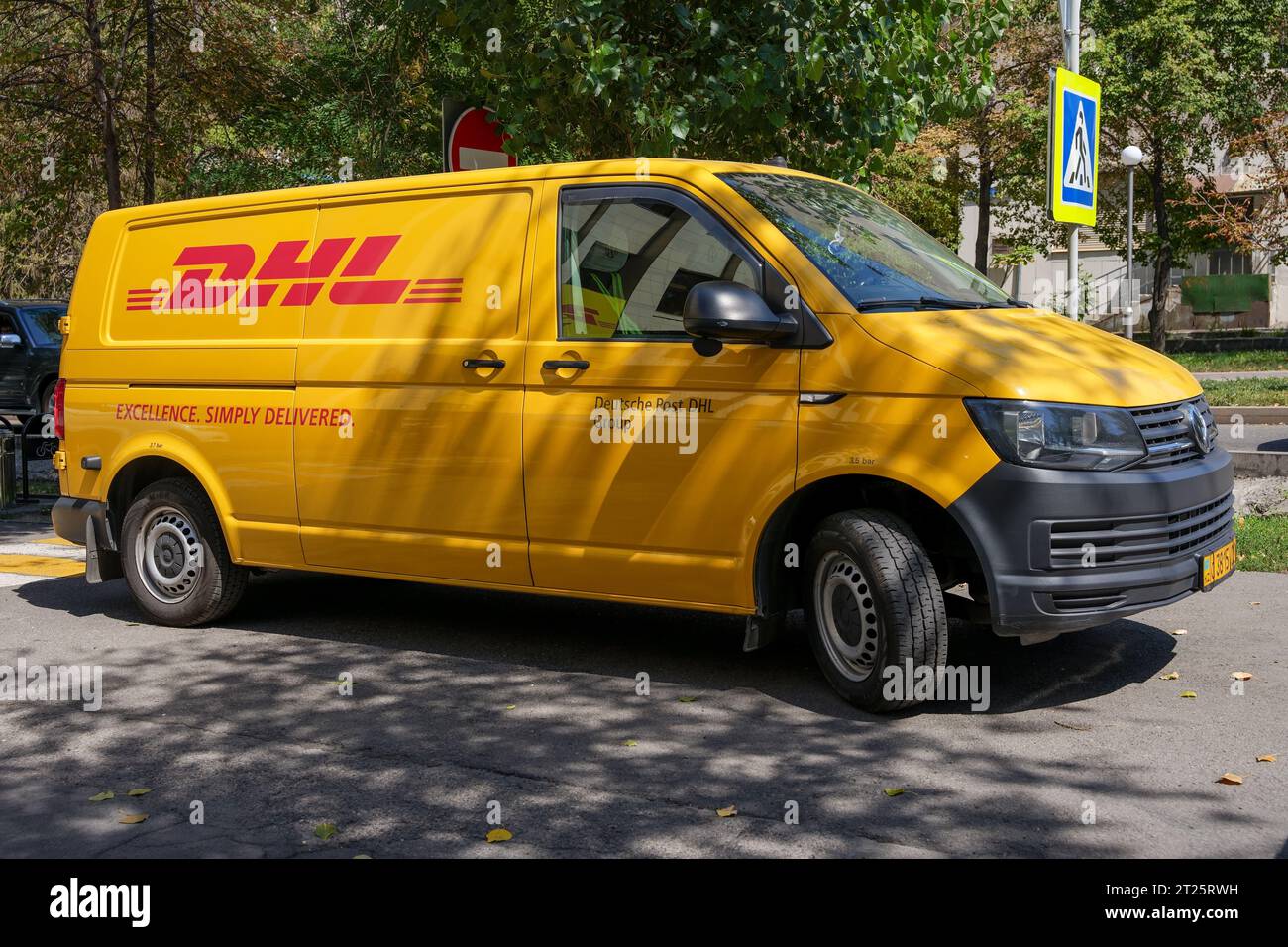 Almaty, Kazakhstan - August 25, 2023: A Volkswagen Transporter car from ...