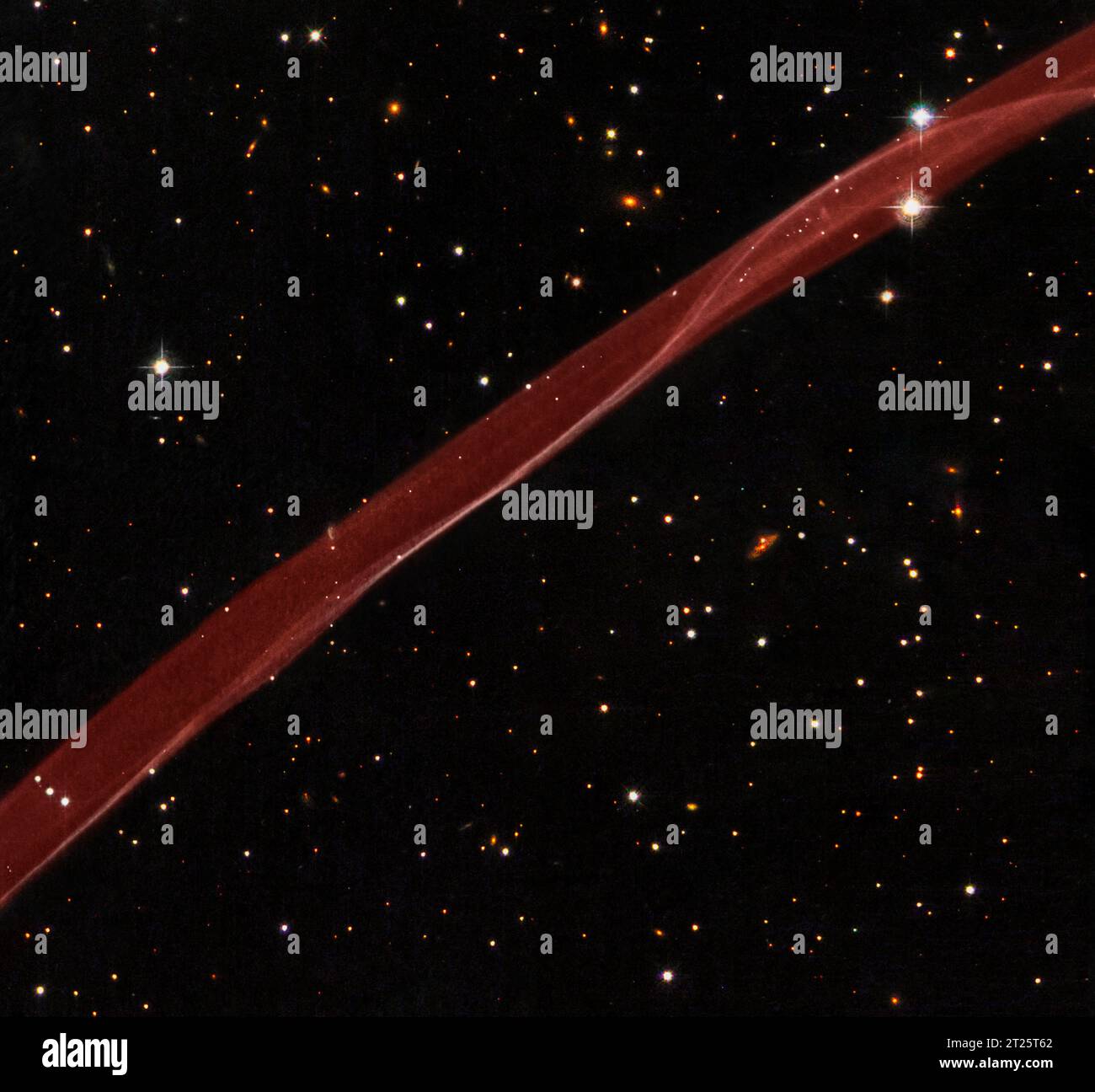 Cosmos, space and stars with solar flare in universe on black ...