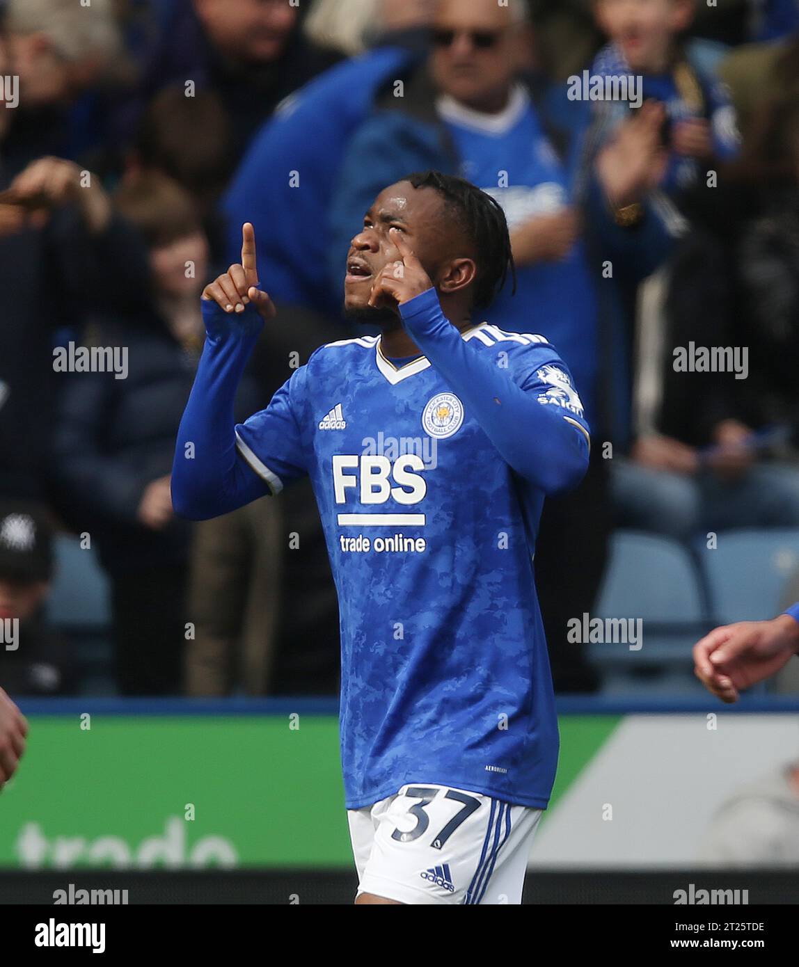 GOAL 1-0, Ademola Lookman of Leicester City goal celebration after ...