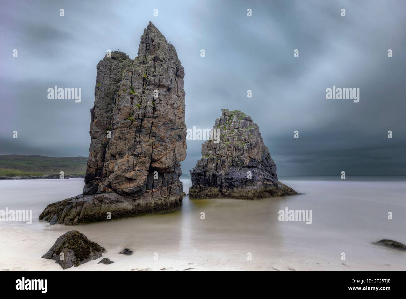 Garry Beach is a beautiful white sand beach with spectacular sea stacks ...