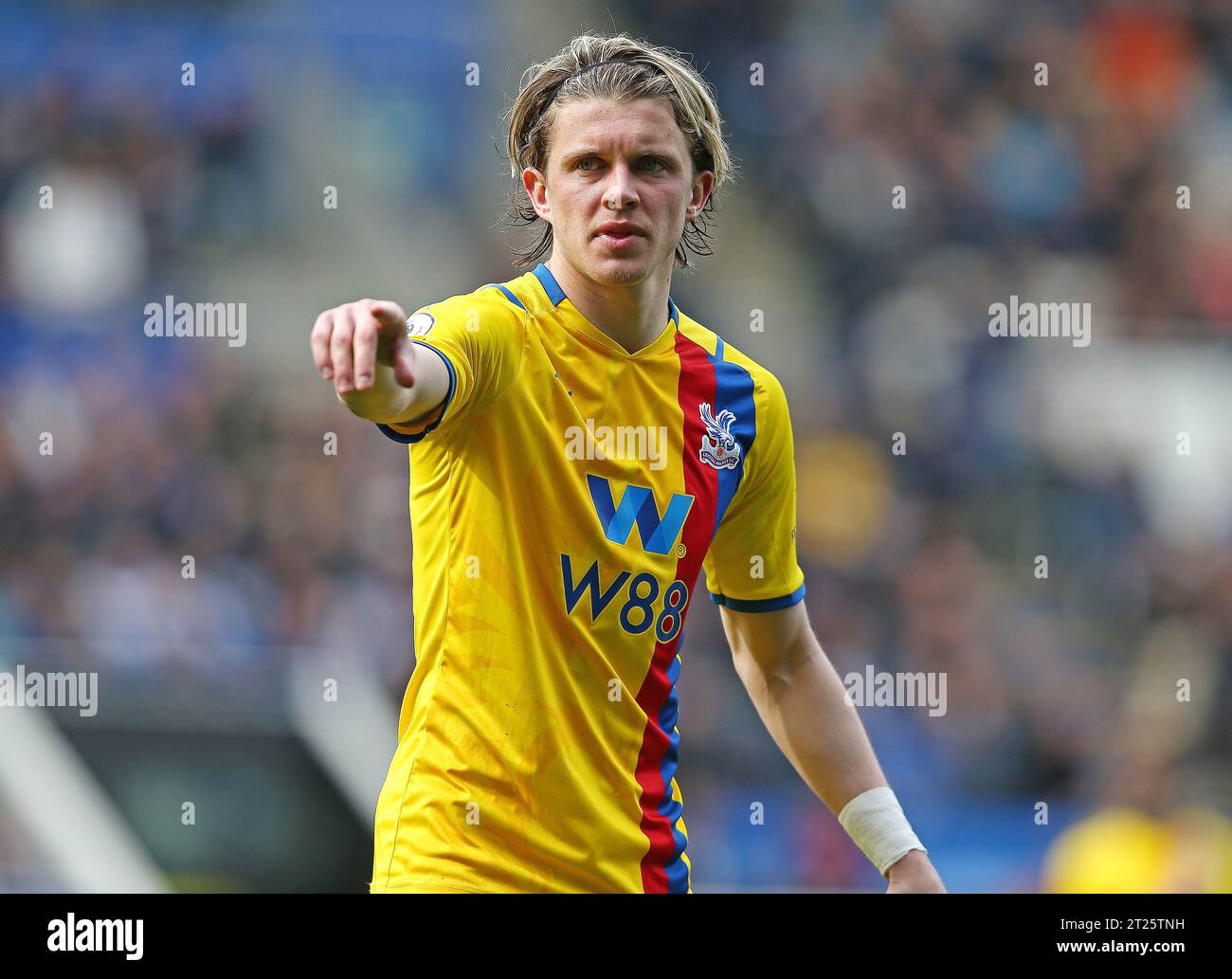 Conor Gallagher of Crystal Palace against Leicester City. - Leicester ...