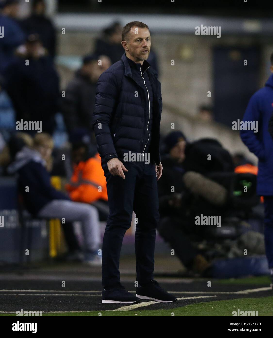 Gary Rowett Manager of Millwall against Huddersfield Town. - Millwall v ...