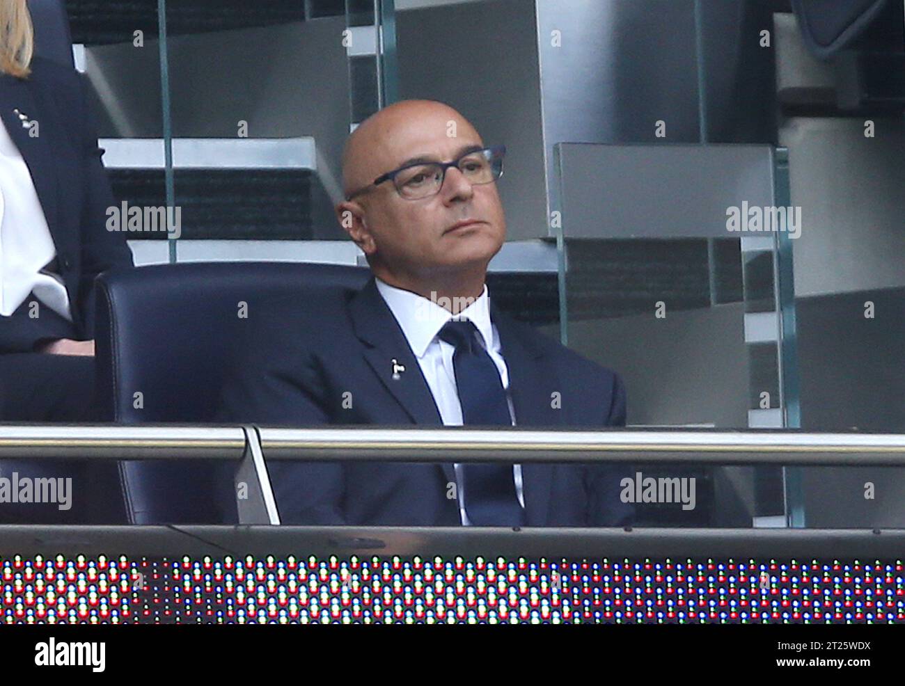 Daniel Levy Chairman of Tottenham Hotspur against Brighton & Hove ...
