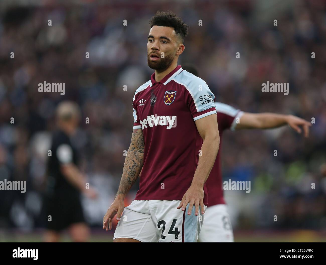 Ryan Fredericks of West Ham United against Arsenal. - West Ham United v ...