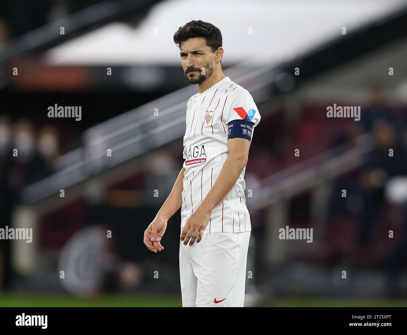 Jesus Navas of Sevilla against West Ham United. - West Ham United v ...