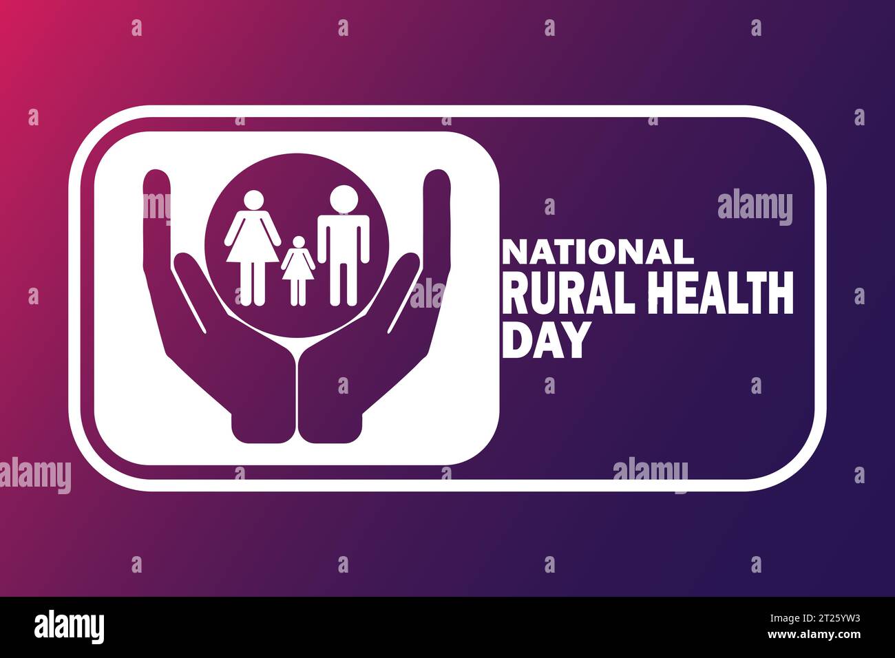 National Rural Health Day. Vector illustration. Suitable for greeting ...